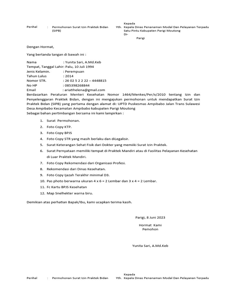 Permohonan SIPB | PDF | Hukum