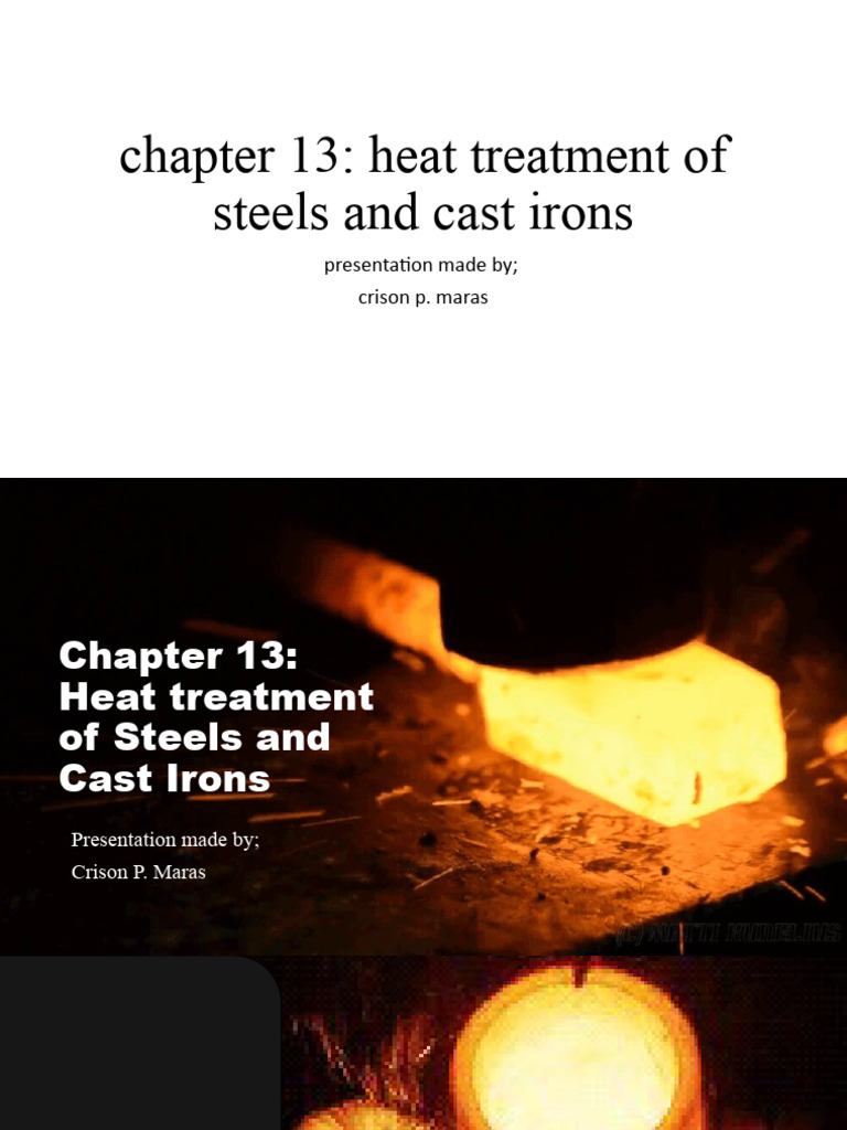 Heat Treatment of Steels and Cast Irons | PDF | Steel | Construction