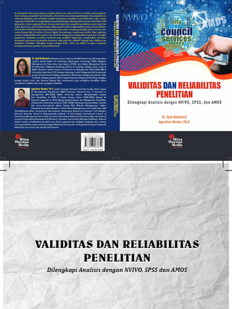 Validitas Dan Reliabilitas Penelitian (Dr. Dyah Budiastuti Agustinus Bandur, PH.D.) | PDF