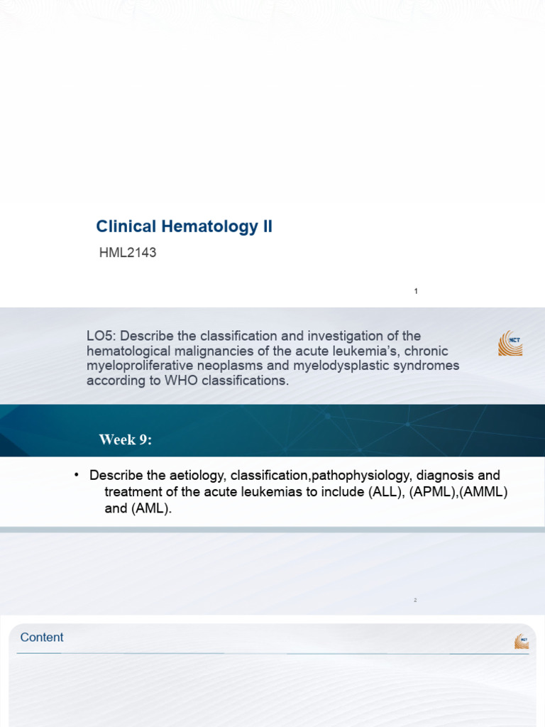 5 Introduction of Leukemiasa | PDF | Leukemia | Cancer
