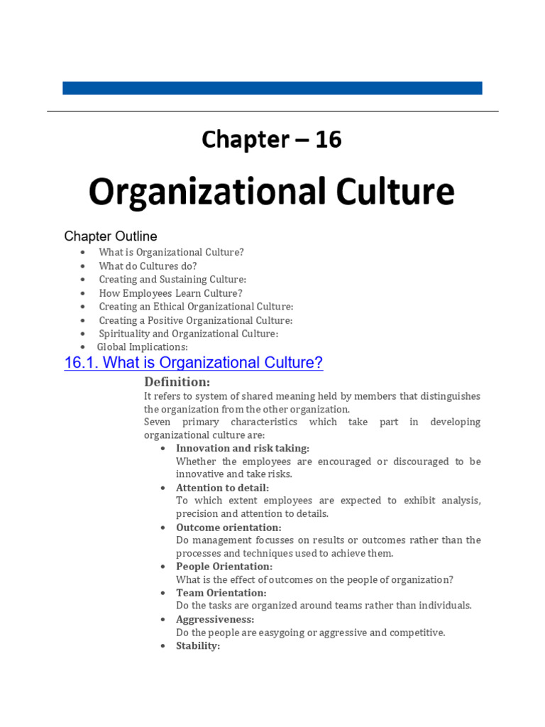 Organizational Culture | PDF | Organizational Culture | Socialization