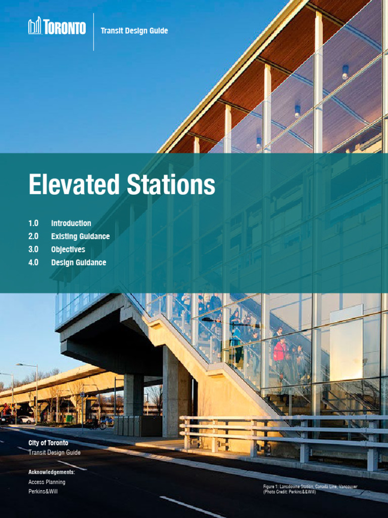 Design Guidelines for Elevated Stations | PDF | Public Transport ...