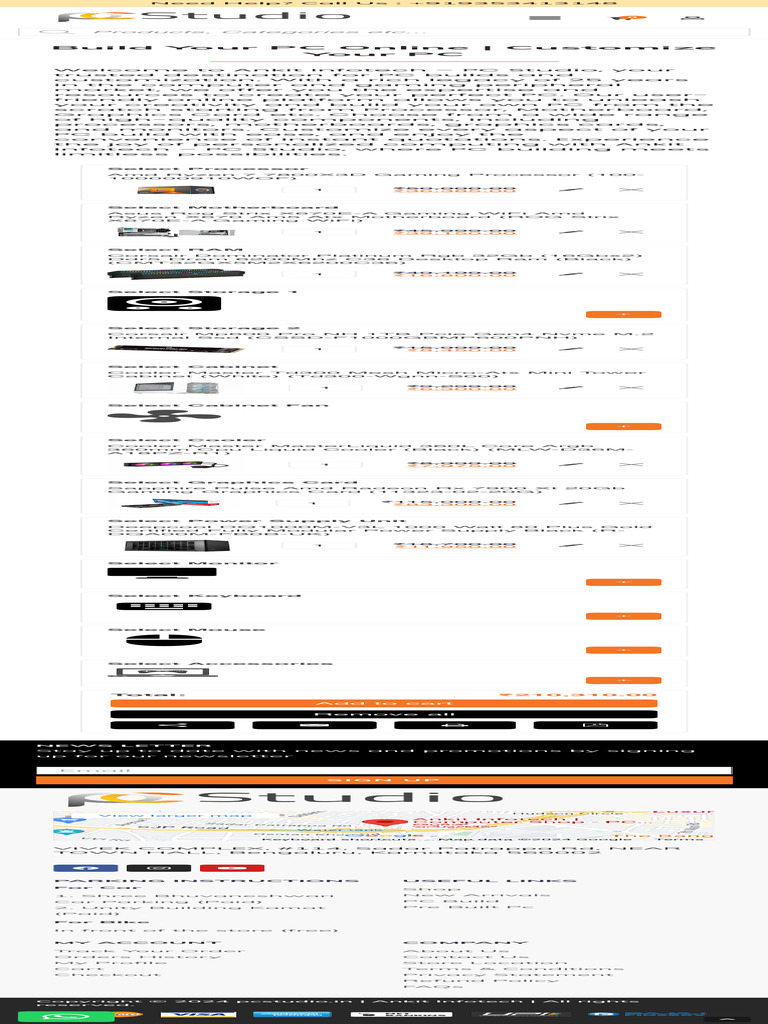 Build Your PC Online Customize Your PC PC Build PC Studio | PDF ...