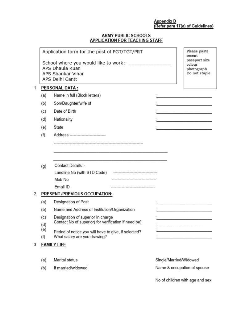 Application form CSB 2024 | PDF