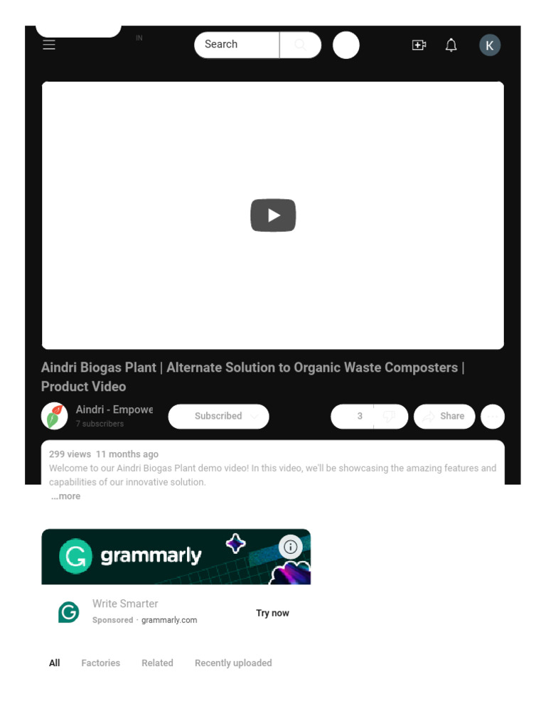 Aindri Biogas Plant - Alternate Solution To Organic Waste Composters ...