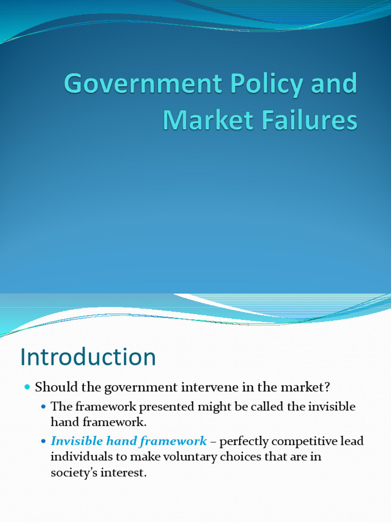 Market Failure | PDF | Externality | Market (Economics)