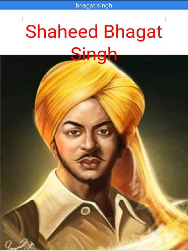 Shaheed Bhagat Singh | PDF