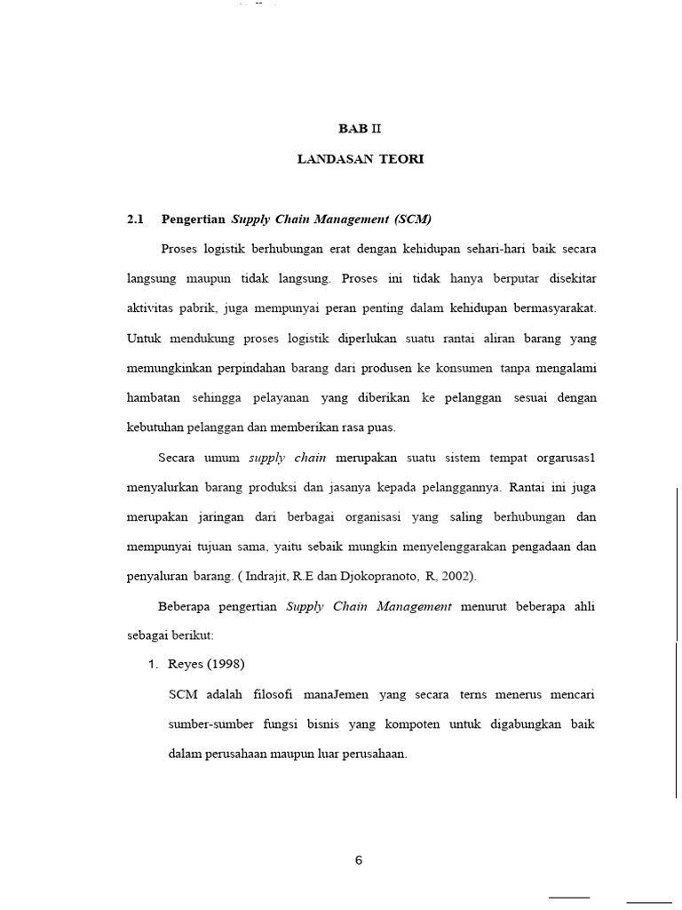 Teori scm2 | PDF | Bisnis | Teknologi & Rekayasa