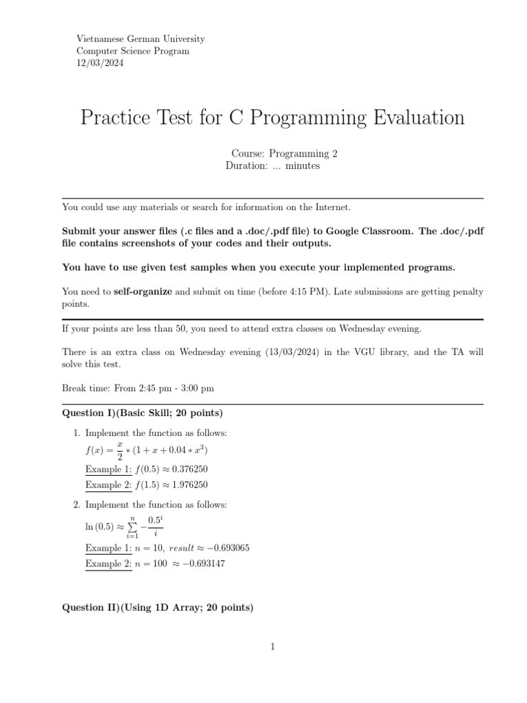 Test 1 Download Free Pdf Computer Engineering Software Development
