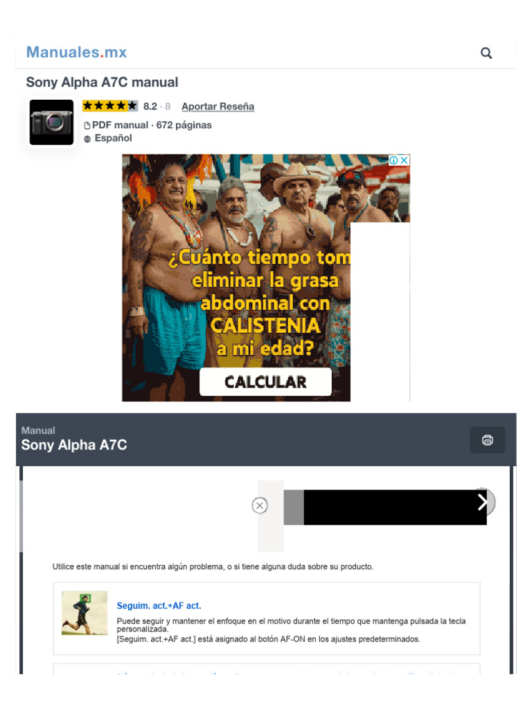 Manual de Usuario Sony Alpha A7C (Español - 672 P | PDF | Yo telefono ...