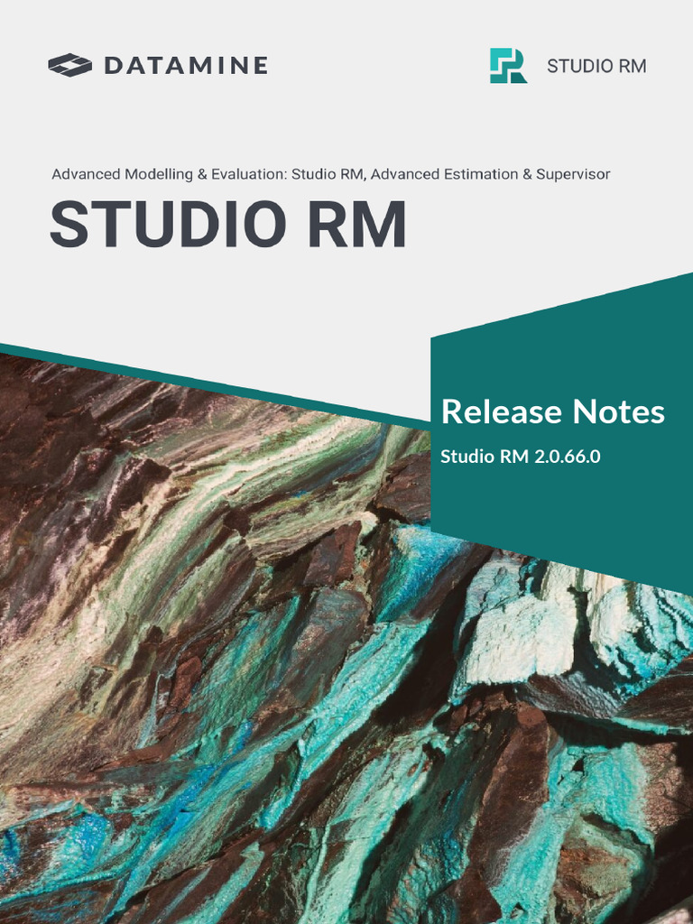 Studio RM 2.0 Release Notes | PDF | Computer File | 3 D Computer Graphics