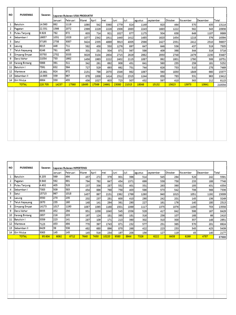 Rekap Capaian SPM 2023 | PDF