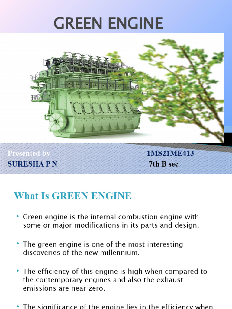 Dokumen - Tips Green Engine PPT 564ccdb46521c | PDF | Engines | Exhaust Gas