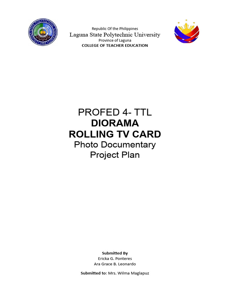 PROFED Diorama | PDF | Behavior Modification | Learning