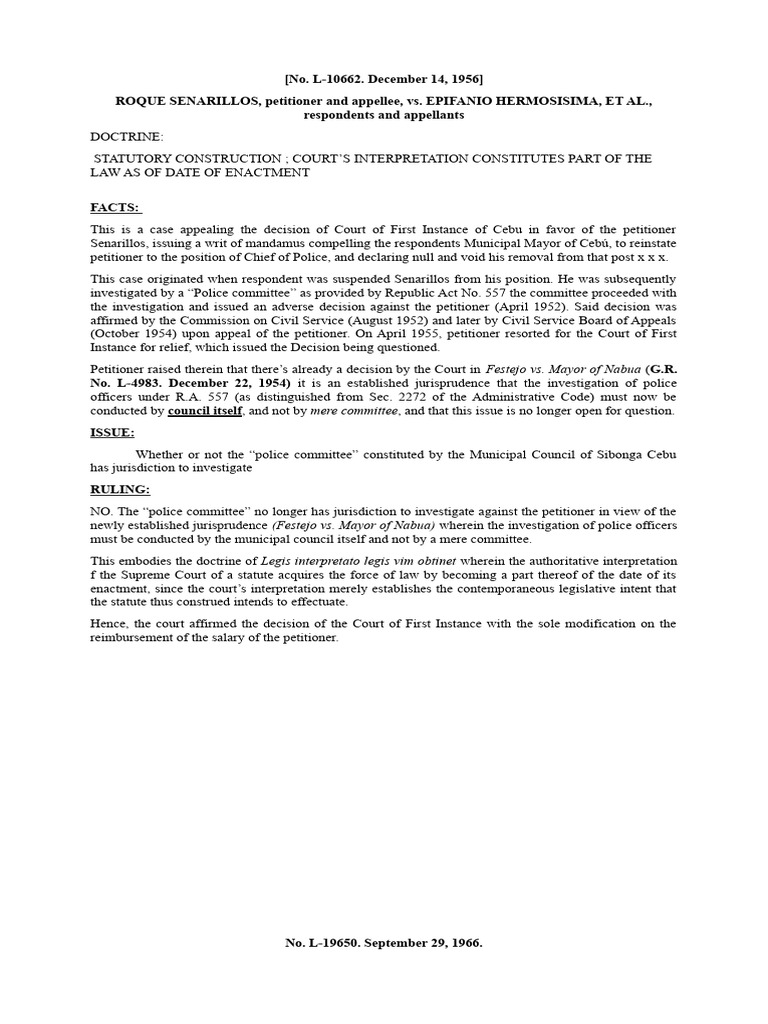 Case Digest - Stat Con - New Assignment | PDF | Judiciaries | Appeal