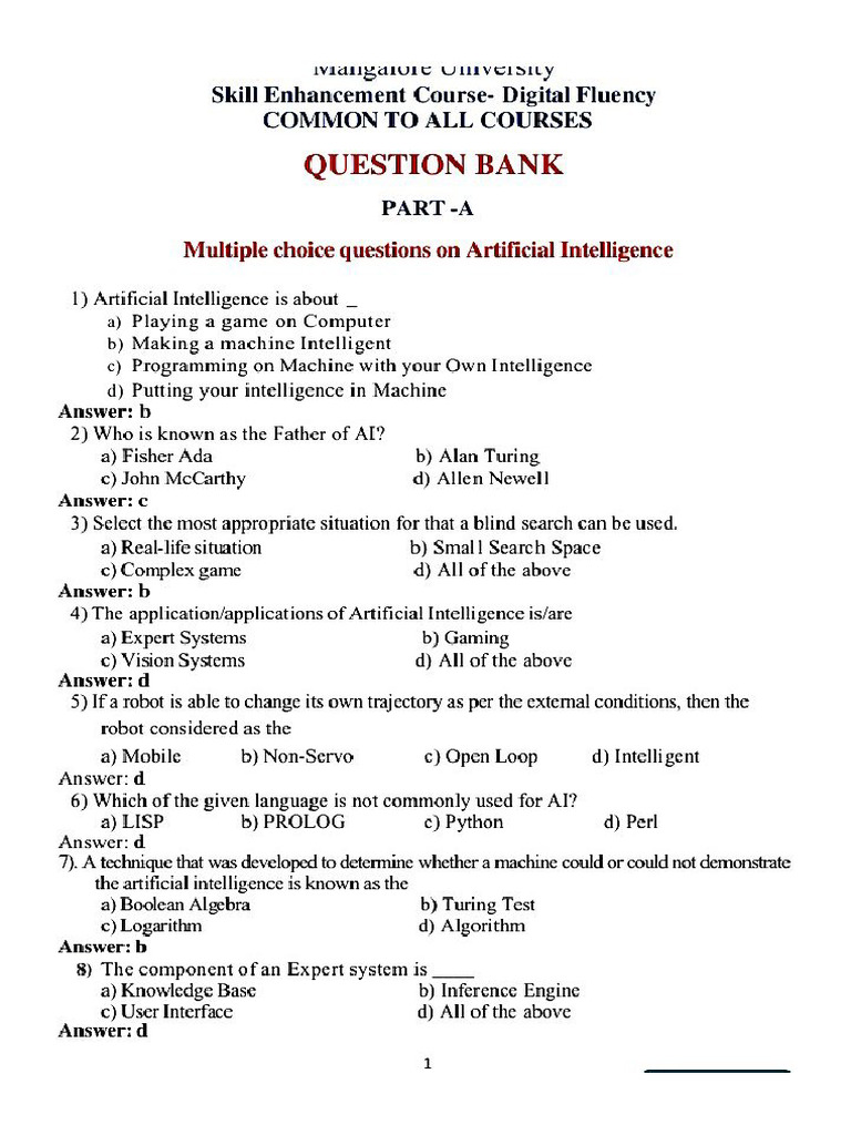 Digital Fluency Notes MCQ | PDF