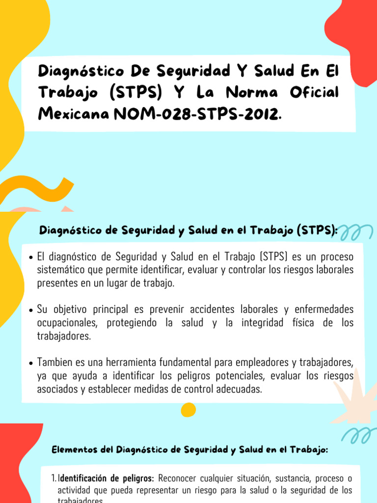 Seguridad Laboral: Guía NOM-028-STPS | PDF | Seguridad y salud ocupacional