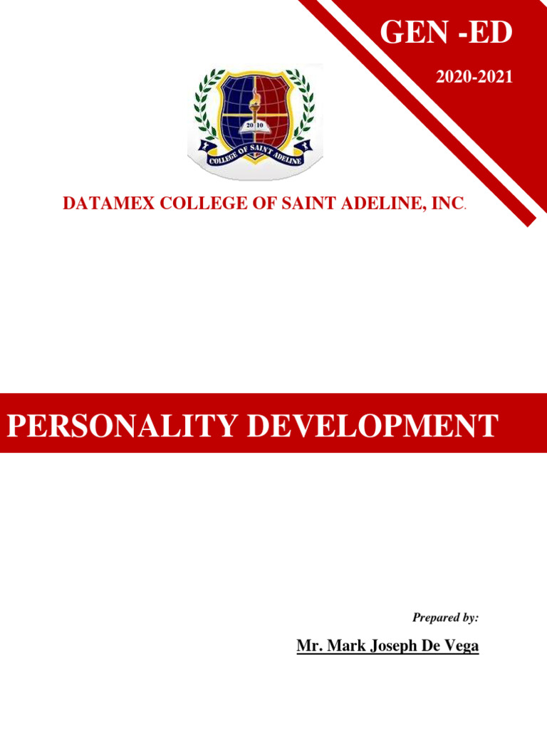 Perdev Core Pdf Adolescence Emotions