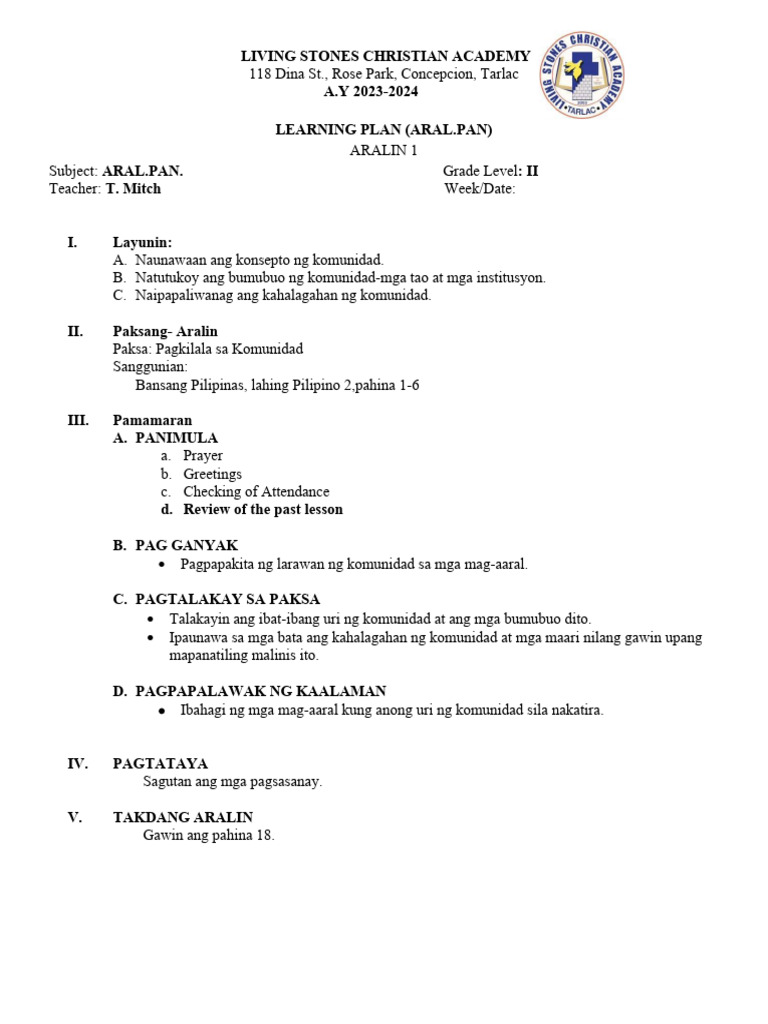 Araling Panlipunan 2 | PDF