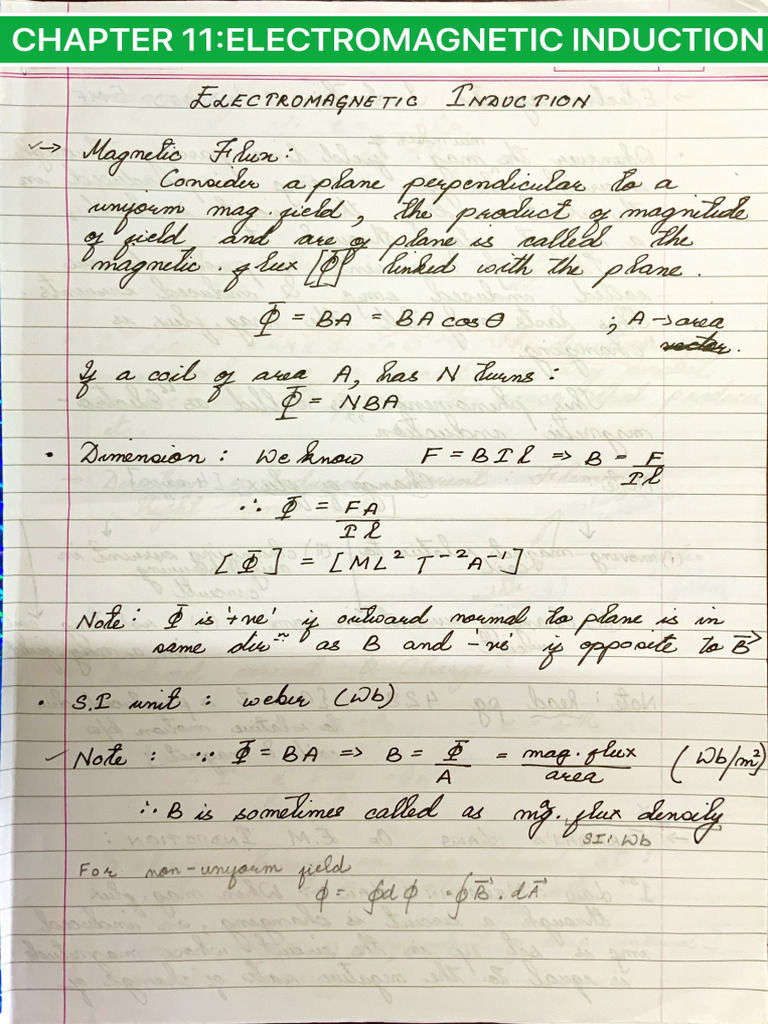ELECTROMAGNETIC INDUCTION | PDF