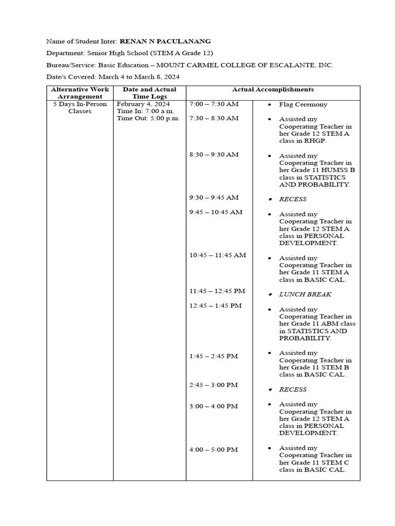Accomplishment Report | PDF | Mathematics | Schools