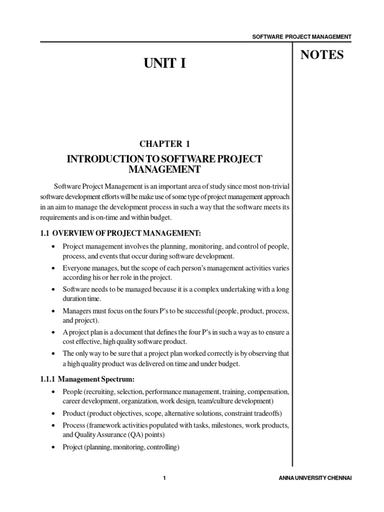 Software Project Management Overview | PDF | Project Management | Software