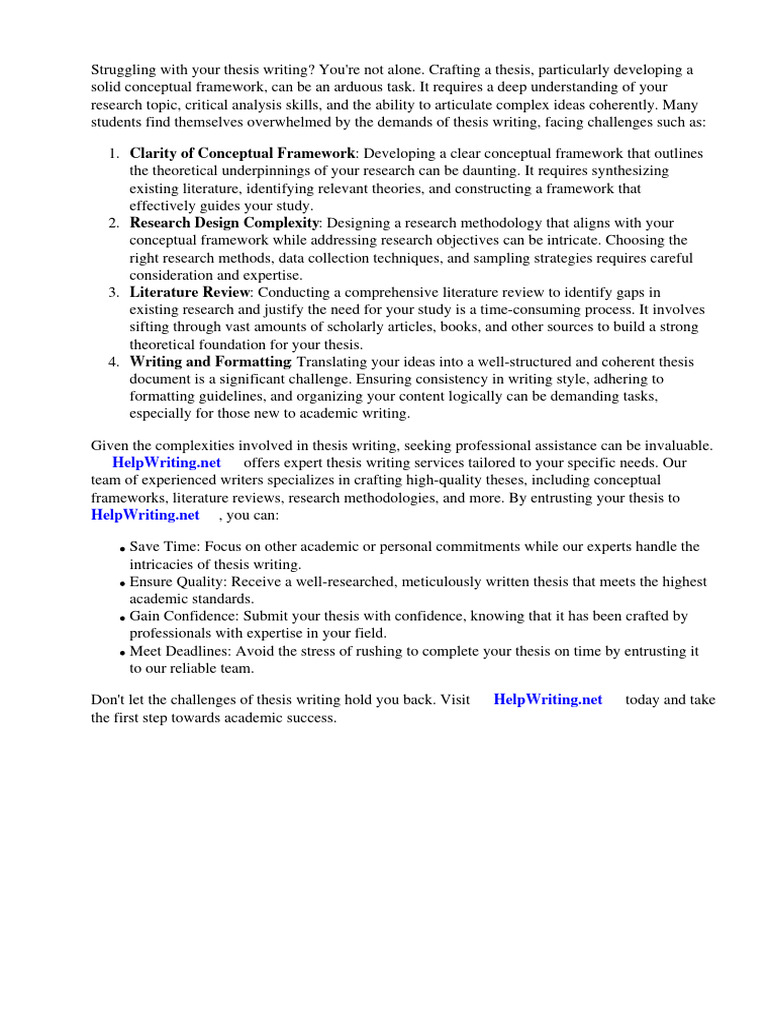 Conceptual Framework in Thesis Writing | Download Free PDF | Theory ...