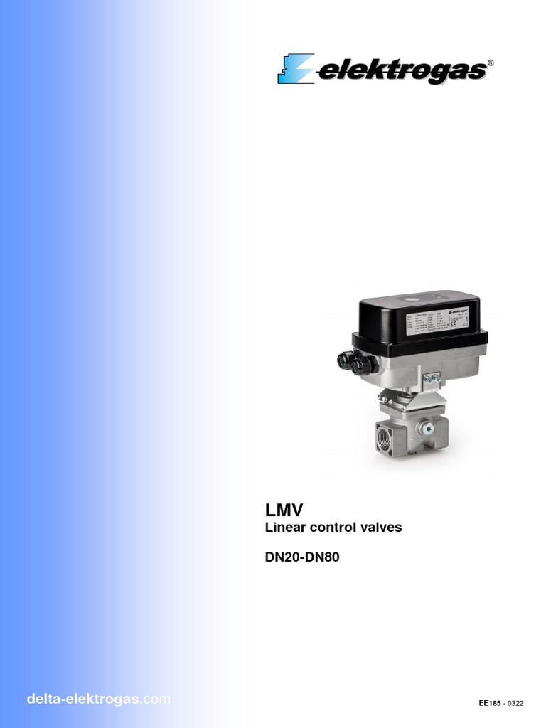 LMV en | PDF | Valve | Gases