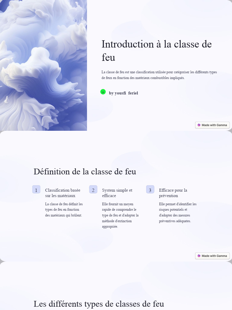 Introduction A La Classe de Feu | PDF | La nature | La combustion