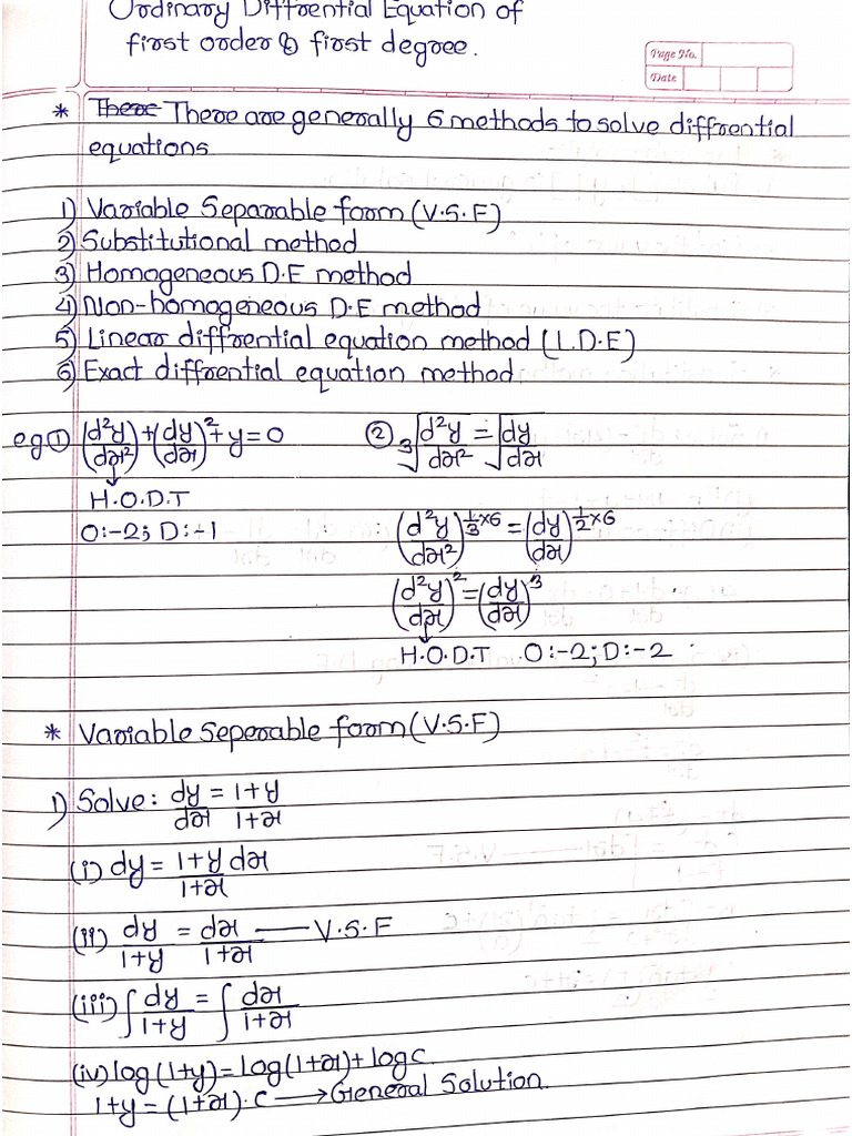 Sandip University Maths Notes Btech 14 Mar 2024 12-18 PM | PDF