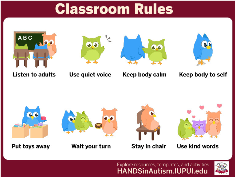 Classroom Rules Owl | PDF