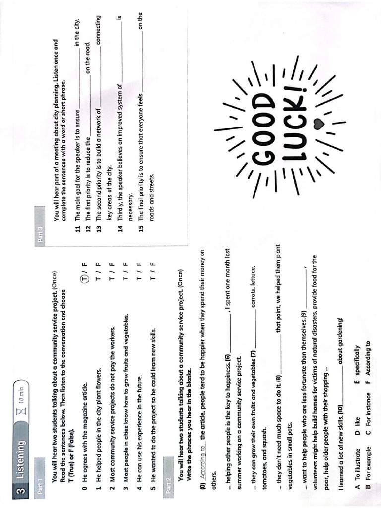 GEP - Placement Test-5 | PDF