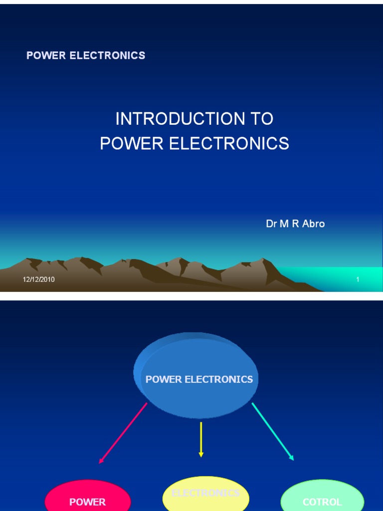 Power Electronics Overview and History | PDF | Power Electronics ...