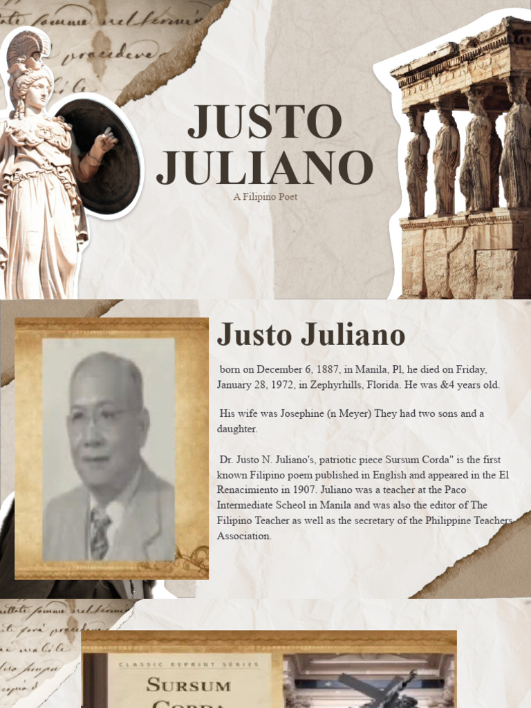 Justo Juliano Sursum Corda | PDF | Poetry