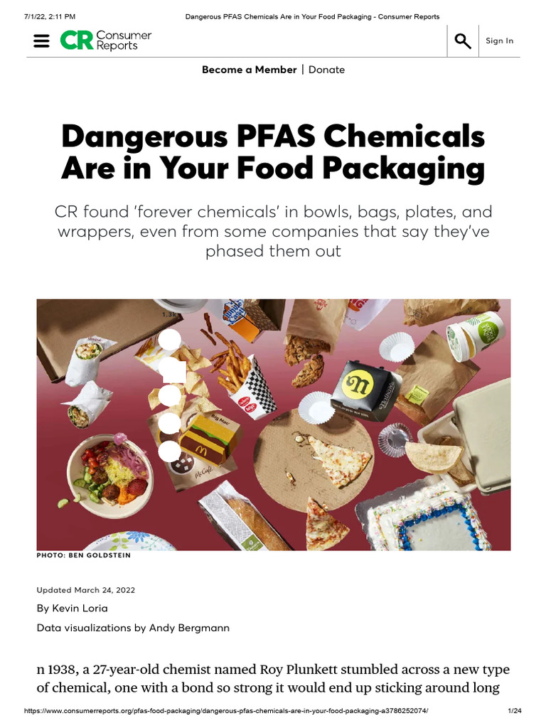 Dangerous PFAS Chemicals Are in Your Food Packaging - Consumer Reports ...