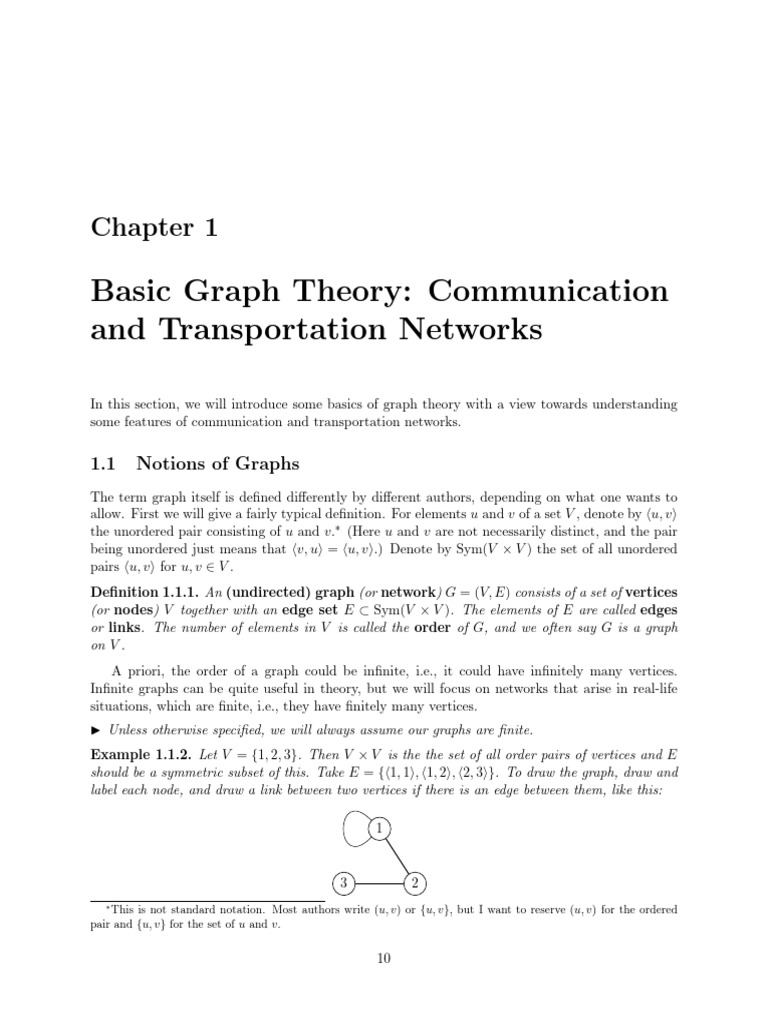 Chap 1 | PDF | Vertex (Graph Theory) | Matrix (Mathematics)