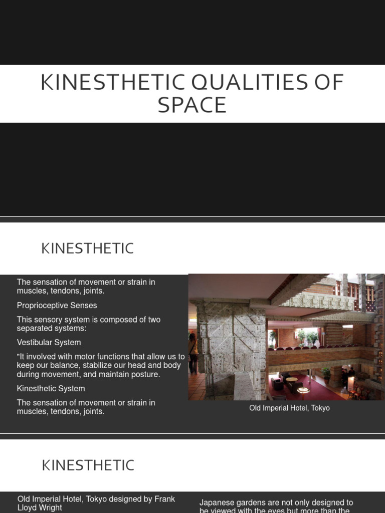Kinesthetics Quality of Space | PDF