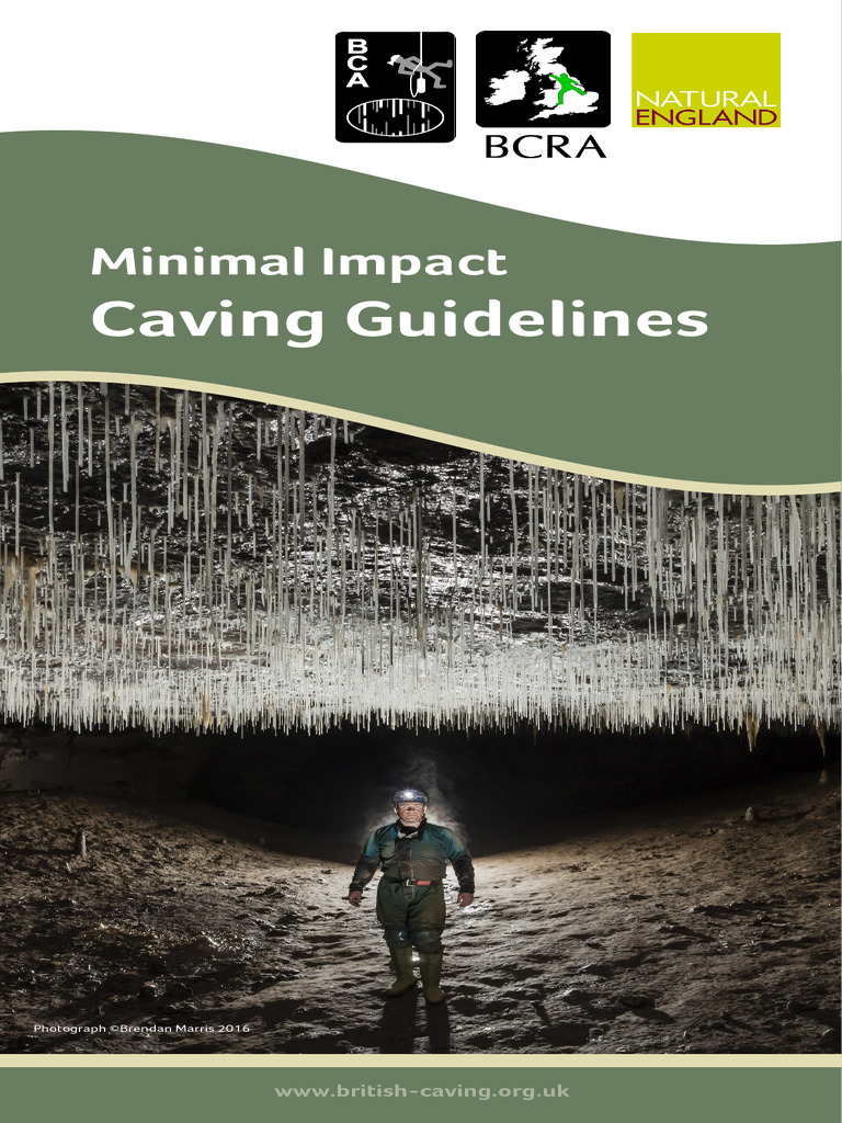 Minimal Impact Caving Guidelines | PDF