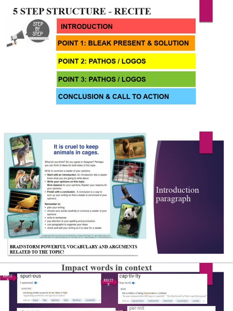 Persuasive Sample - Animals in Cages | PDF | Zoo | Logos