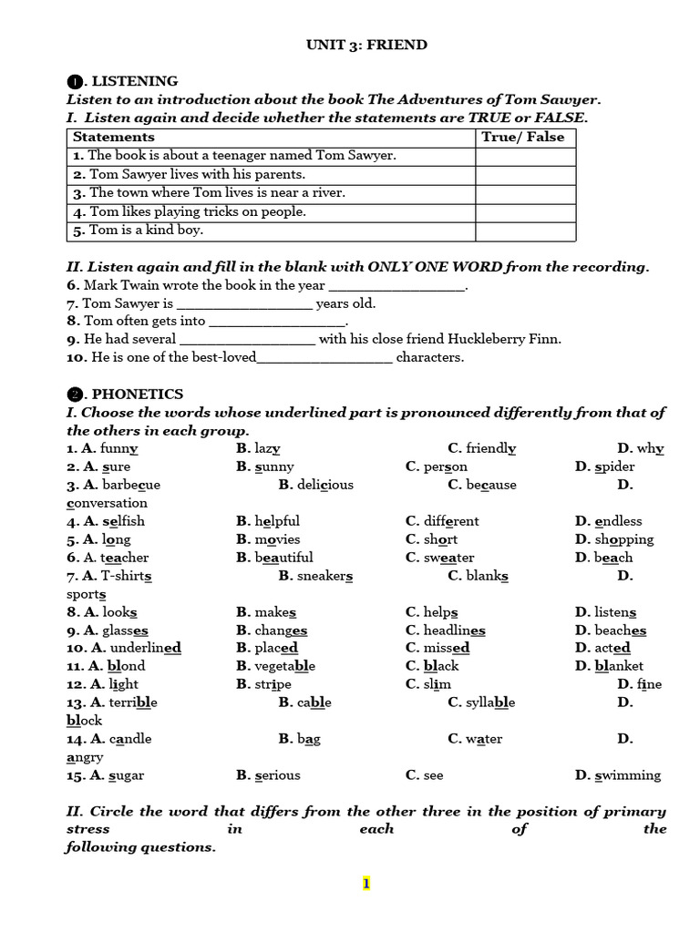 Unit 3 | PDF | Harry Potter