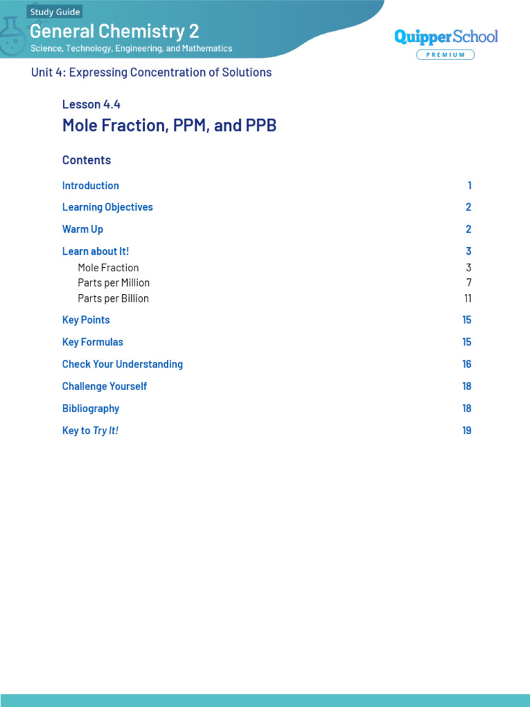 CHM2 11 - 12 Q3 0404 FD | Download Free PDF | Parts Per Notation ... CHM2 11 - 12 Q3 0404 FD | Download Free PDF | Parts Per Notation ...