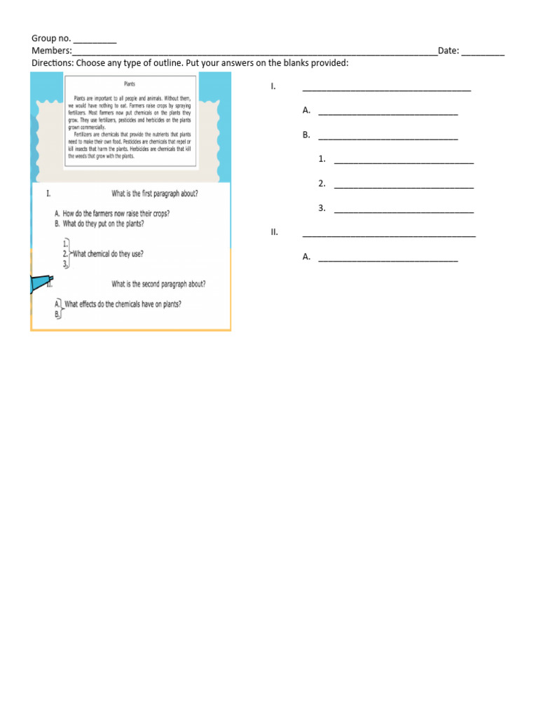 Quiz in OUTLINING | PDF