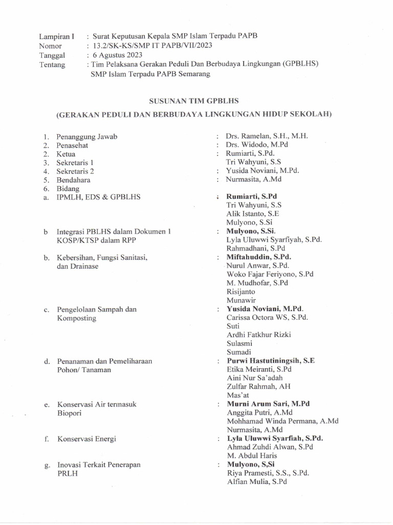 SK GPBLHS Hal 3 | PDF