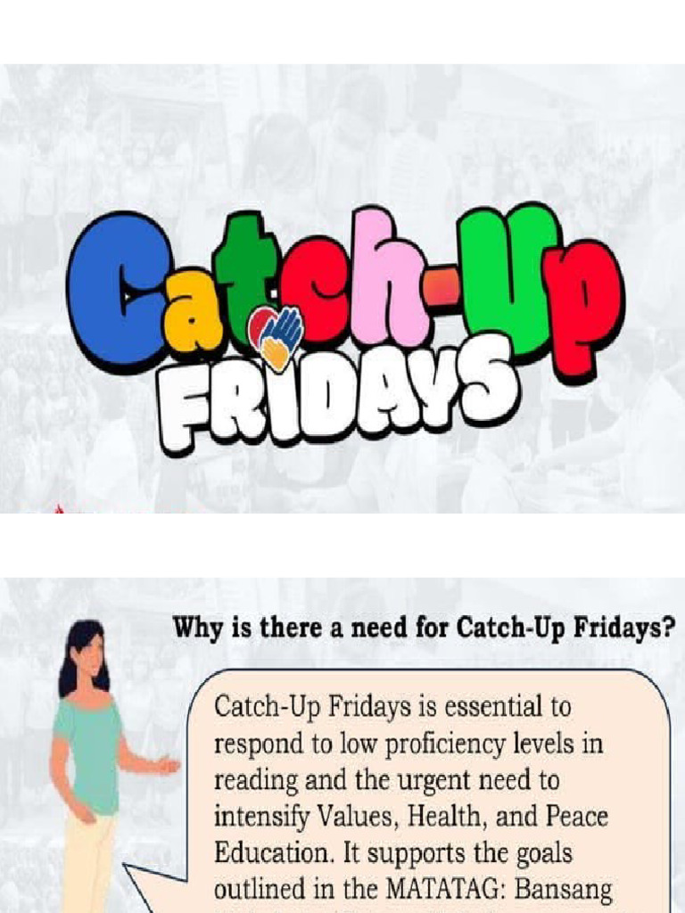 Catch Up Fridays | PDF