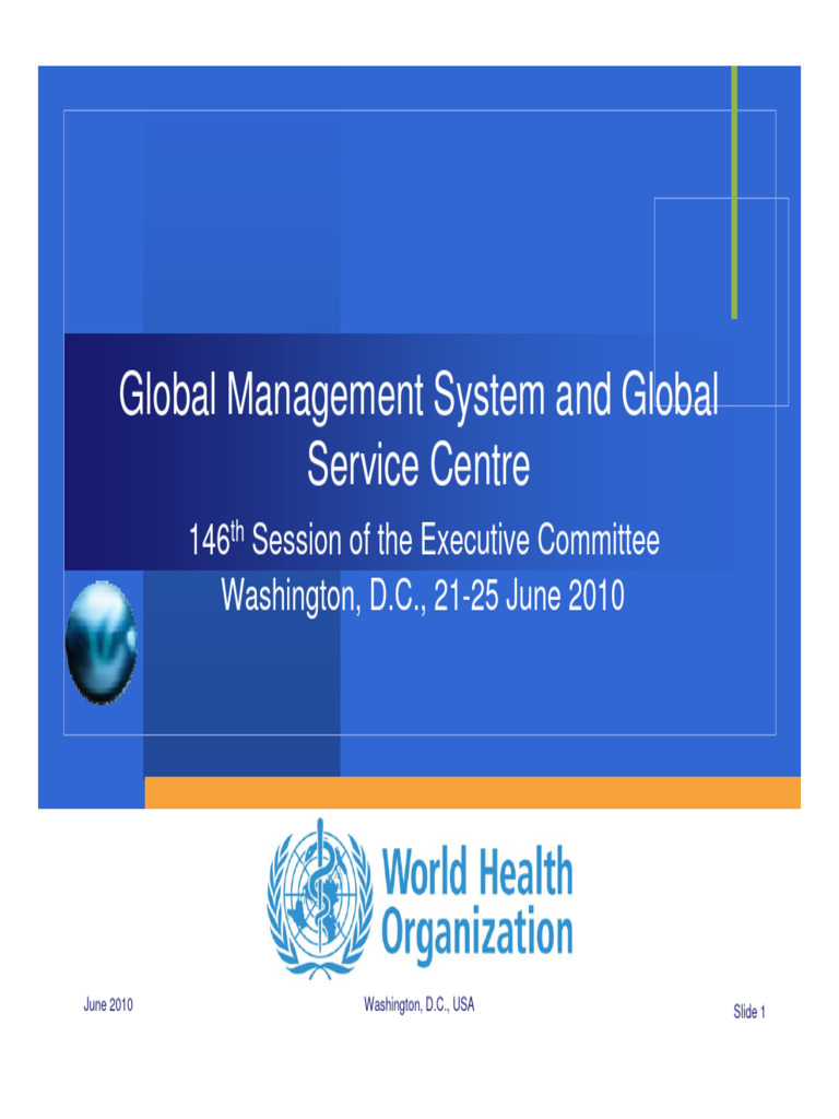 Item 4.2 FIRST PART Global Management System and Global Service (DR ...