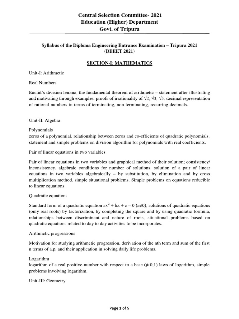 deeet Topics | PDF | Quadratic Equation | Area