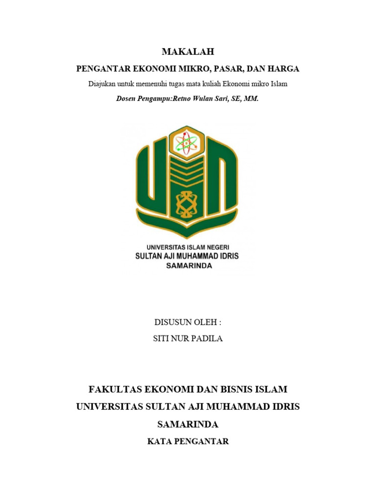 Makalah Ekonomi Mikro-1 | PDF