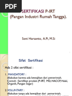 Panduan Pembuatan SPP-IRT 2024 | PDF