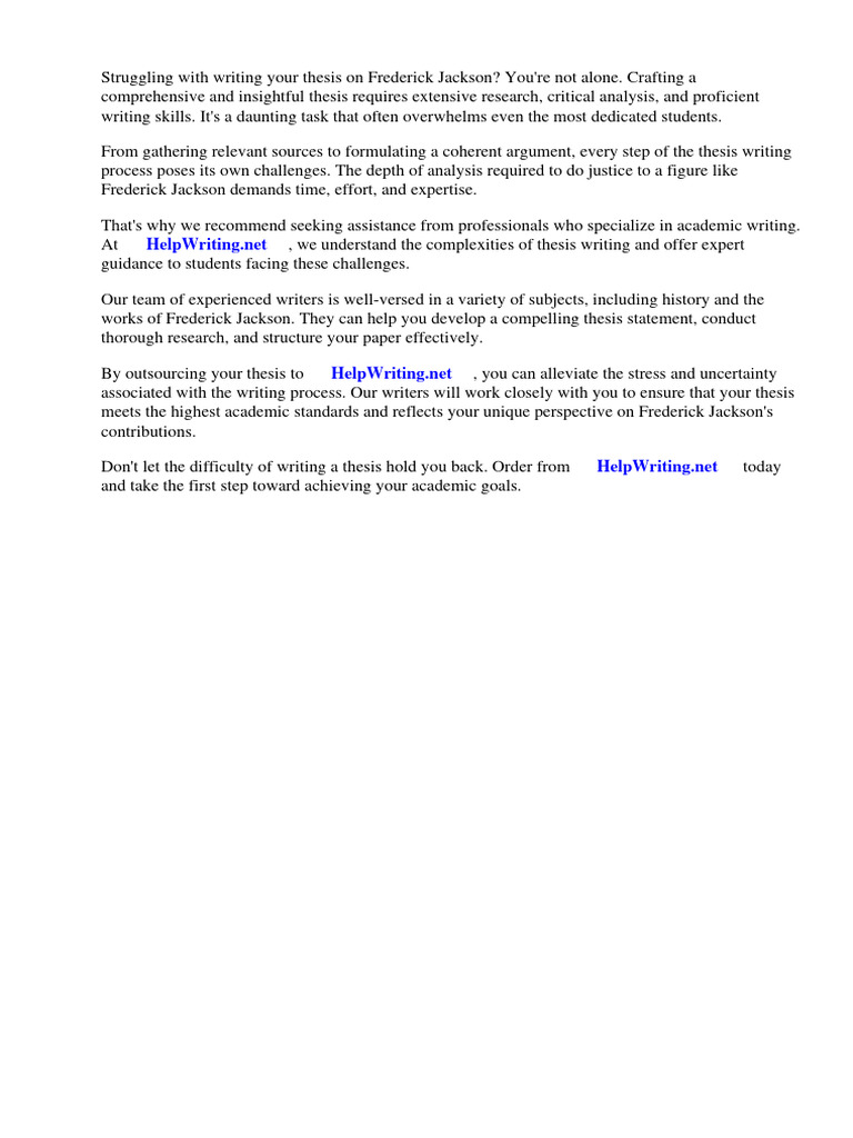 Frederick Jackson Thesis | PDF | American Frontier | The United States