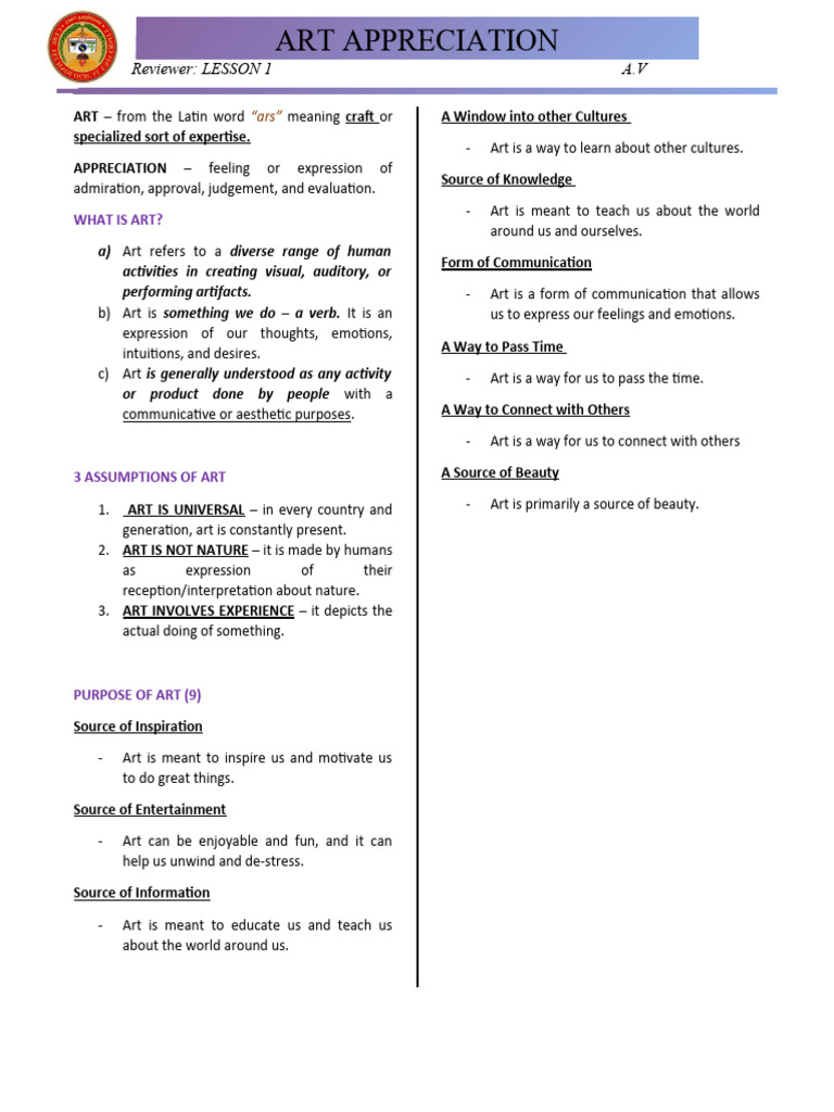 Lesson-1 art app | PDF